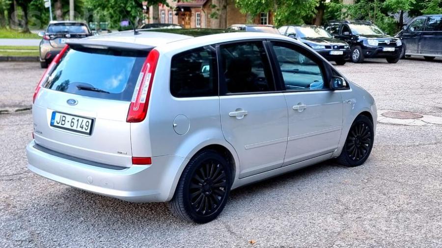 Grey Ford C-Max 2007 in Cesis, with an engine capacity of 1.80 L and mileage of 322 thousand km for 1850 €, photo 6 on AUTOMOTO.COM.LV