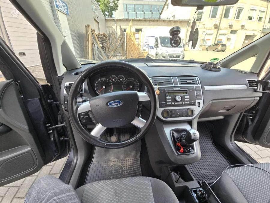 Grey Ford C-Max 2007 in Kaunas, with an engine capacity of 1.80 L and mileage of 0 thousand km for 1800 €, photo 9 on AUTOMOTO.COM.LV