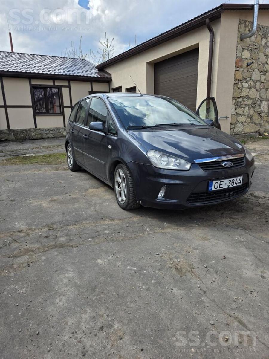 Pelēks Ford C-Max 2007 Daugavpils, ar dzinēja tilpumu 1.60 L un nobraukumu 250 tūkst. km par 1200 €, foto 6 vietnē AUTOMOTO.COM.LV