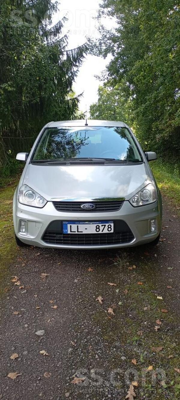 Grey Ford C-Max 2007 in Dobele, with an engine capacity of 1.60 L and mileage of 245 thousand km for 1950 €, photo 1 on AUTOMOTO.COM.LV