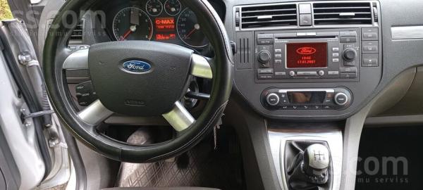 Grey Ford C-Max 2007 in Dobele, with an engine capacity of 1.60 L and mileage of 245 thousand km for 1950 €, photo 8 on AUTOMOTO.COM.LV