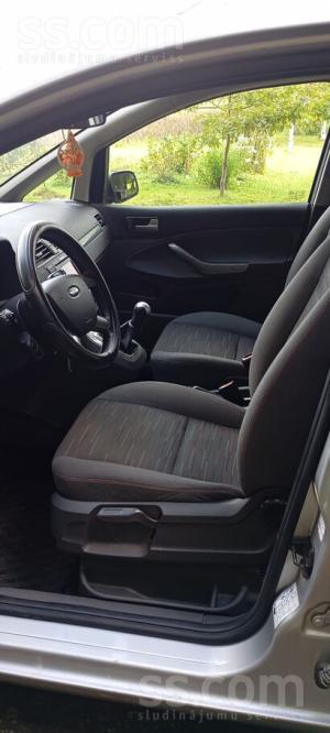Grey Ford C-Max 2007 in Dobele, with an engine capacity of 1.60 L and mileage of 245 thousand km for 1950 €, photo 16 on AUTOMOTO.COM.LV