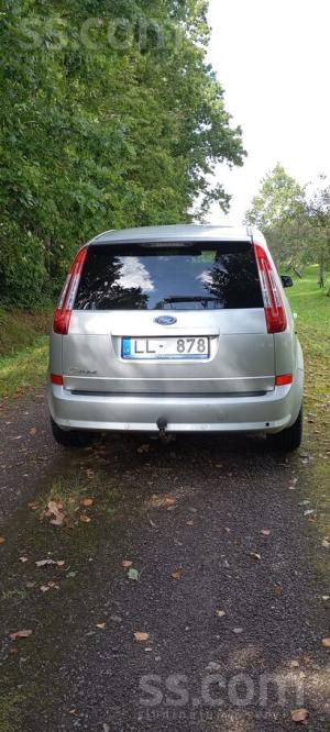 Grey Ford C-Max 2007 in Dobele, with an engine capacity of 1.60 L and mileage of 245 thousand km for 1950 €, photo 17 on AUTOMOTO.COM.LV