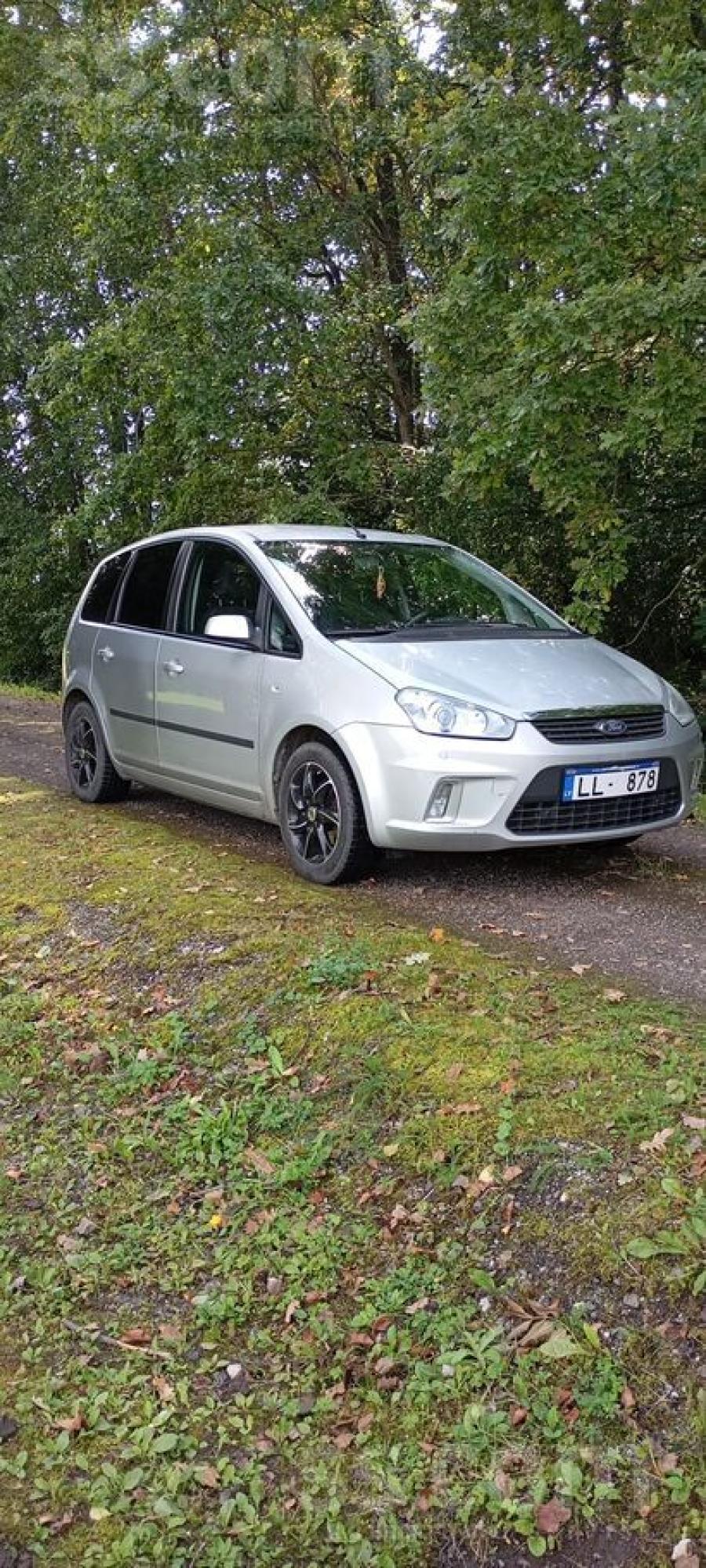 Grey Ford C-Max 2007 in Dobele, with an engine capacity of 1.60 L and mileage of 245 thousand km for 1950 €, photo 19 on AUTOMOTO.COM.LV