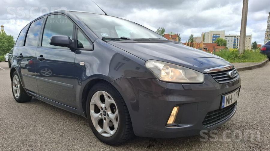 Pelēks Ford C-Max 2008 Daugavpils, ar dzinēja tilpumu 1.80 L un nobraukumu 221 tūkst. km par 1750 €, foto 1 vietnē AUTOMOTO.COM.LV