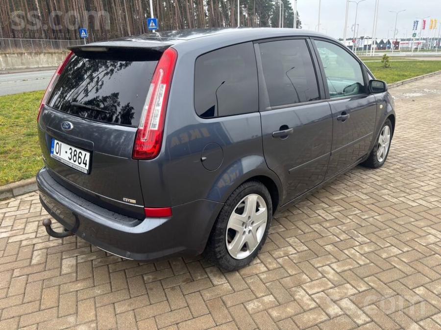 Pelēks Ford C-Max 2008 Rīga, ar dzinēja tilpumu 1.80 L un nobraukumu 272 tūkst. km par 2400 €, foto 4 vietnē AUTOMOTO.COM.LV