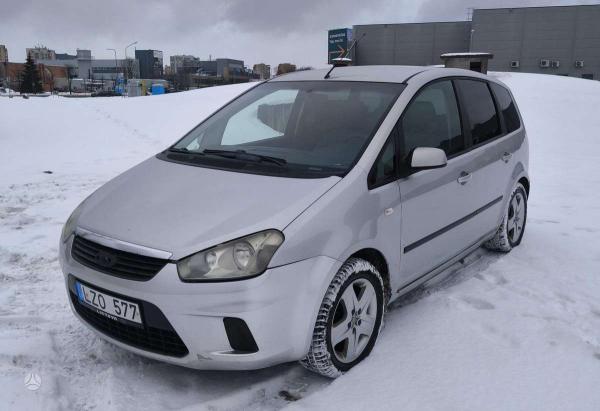 Grey Ford C-Max 2008 in Kaunas, with an engine capacity of 1.56 L and mileage of 400 thousand km for 1150 €, photo 1 on AUTOMOTO.COM.LV