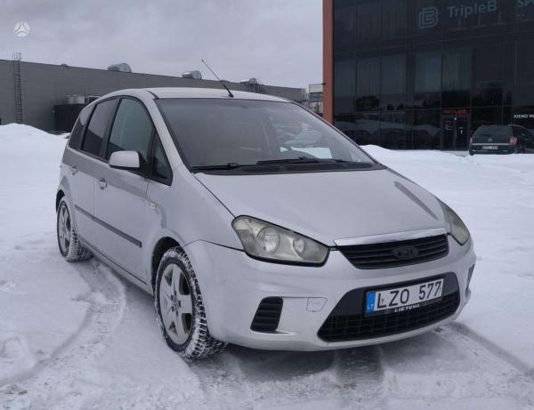 Grey Ford C-Max 2008 in Kaunas, with an engine capacity of 1.56 L and mileage of 400 thousand km for 1150 €, photo 4 on AUTOMOTO.COM.LV