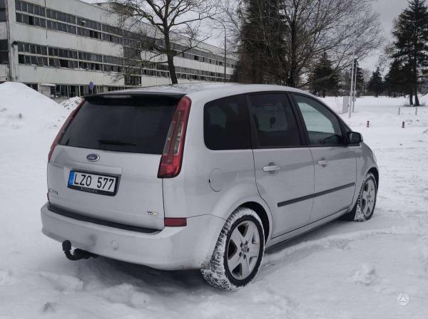 Grey Ford C-Max 2008 in Kaunas, with an engine capacity of 1.56 L and mileage of 400 thousand km for 1150 €, photo 7 on AUTOMOTO.COM.LV