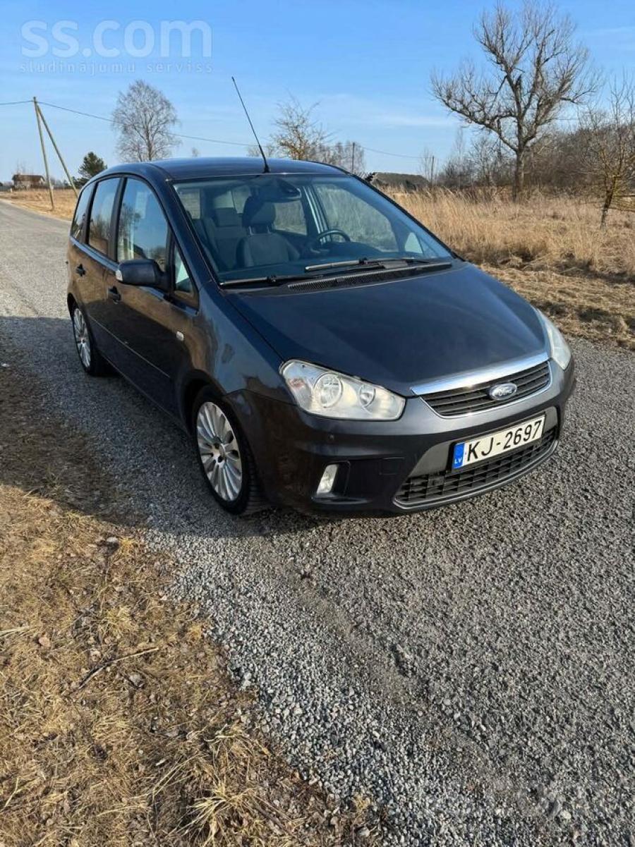 Grey Ford C-Max 2008 in Riga, with an engine capacity of 1.80 L and mileage of 289 thousand km for 2300 €, photo 1 on AUTOMOTO.COM.LV