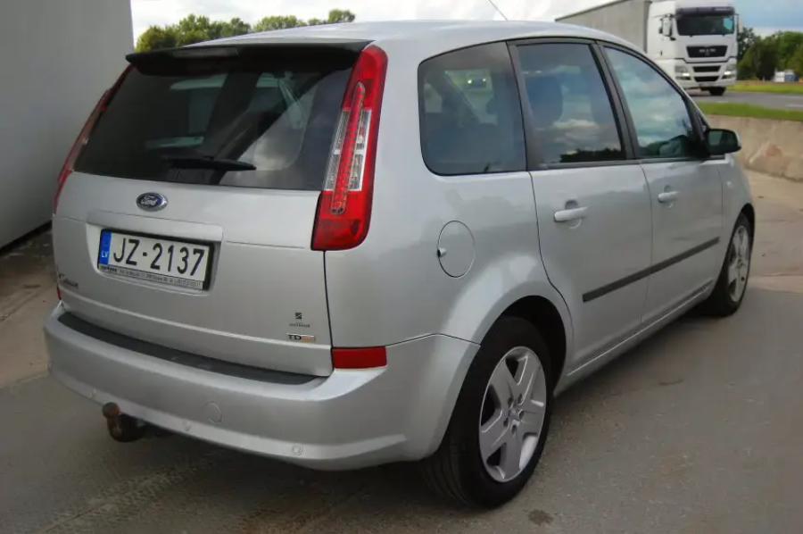 Pelēks Ford C-Max 2008 Jēkabpils, ar dzinēja tilpumu 1.80 L un nobraukumu 295 tūkst. km par 2200 €, foto 7 vietnē AUTOMOTO.COM.LV