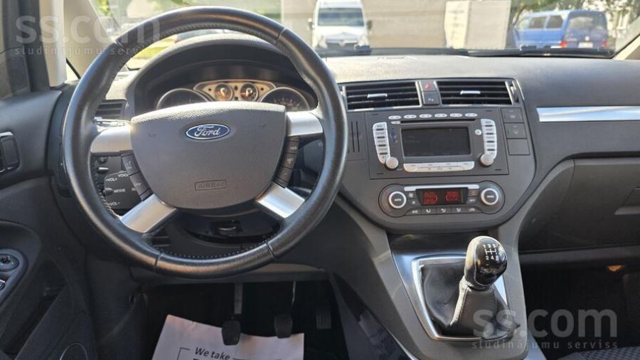 Grey Ford C-Max 2008 in Limbazi, with an engine capacity of 1.80 L and mileage of 208 thousand km for 3950 €, photo 15 on AUTOMOTO.COM.LV