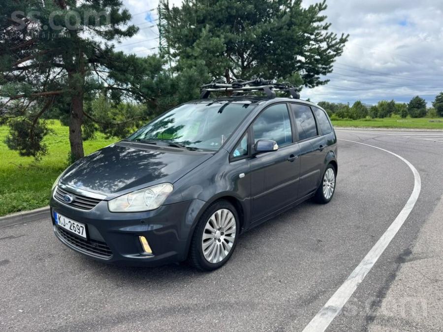 Pelēks Ford C-Max 2008 Rīga, ar dzinēja tilpumu 1.80 L un nobraukumu 290 tūkst. km par 2550 €, foto 4 vietnē AUTOMOTO.COM.LV