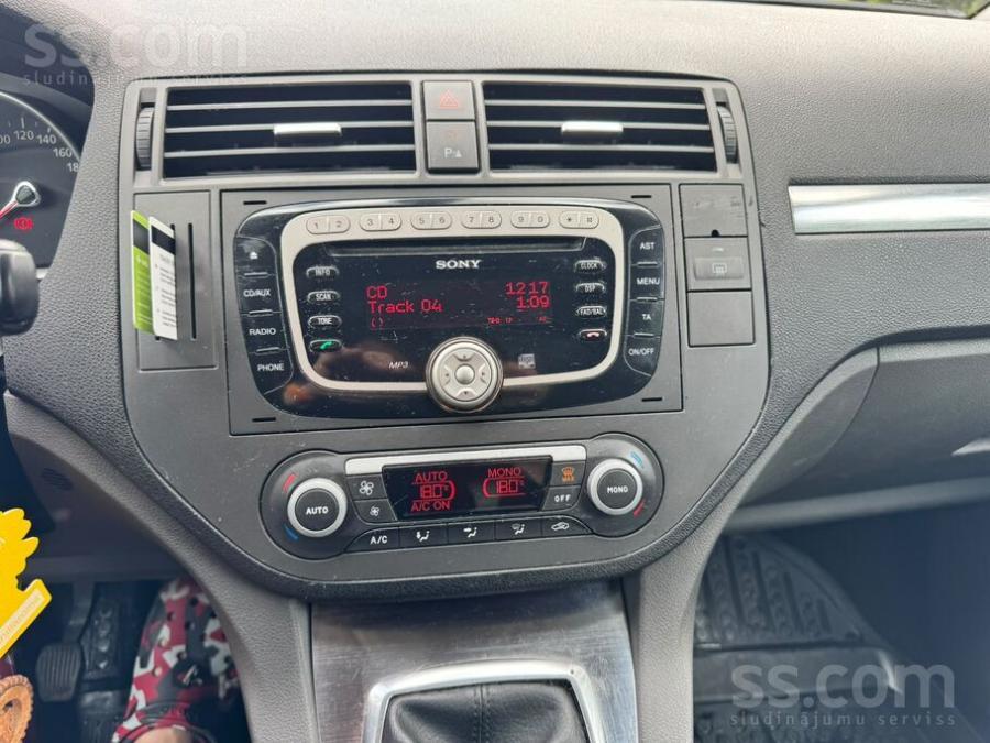 Pelēks Ford C-Max 2008 Rīga, ar dzinēja tilpumu 1.80 L un nobraukumu 290 tūkst. km par 2550 €, foto 8 vietnē AUTOMOTO.COM.LV