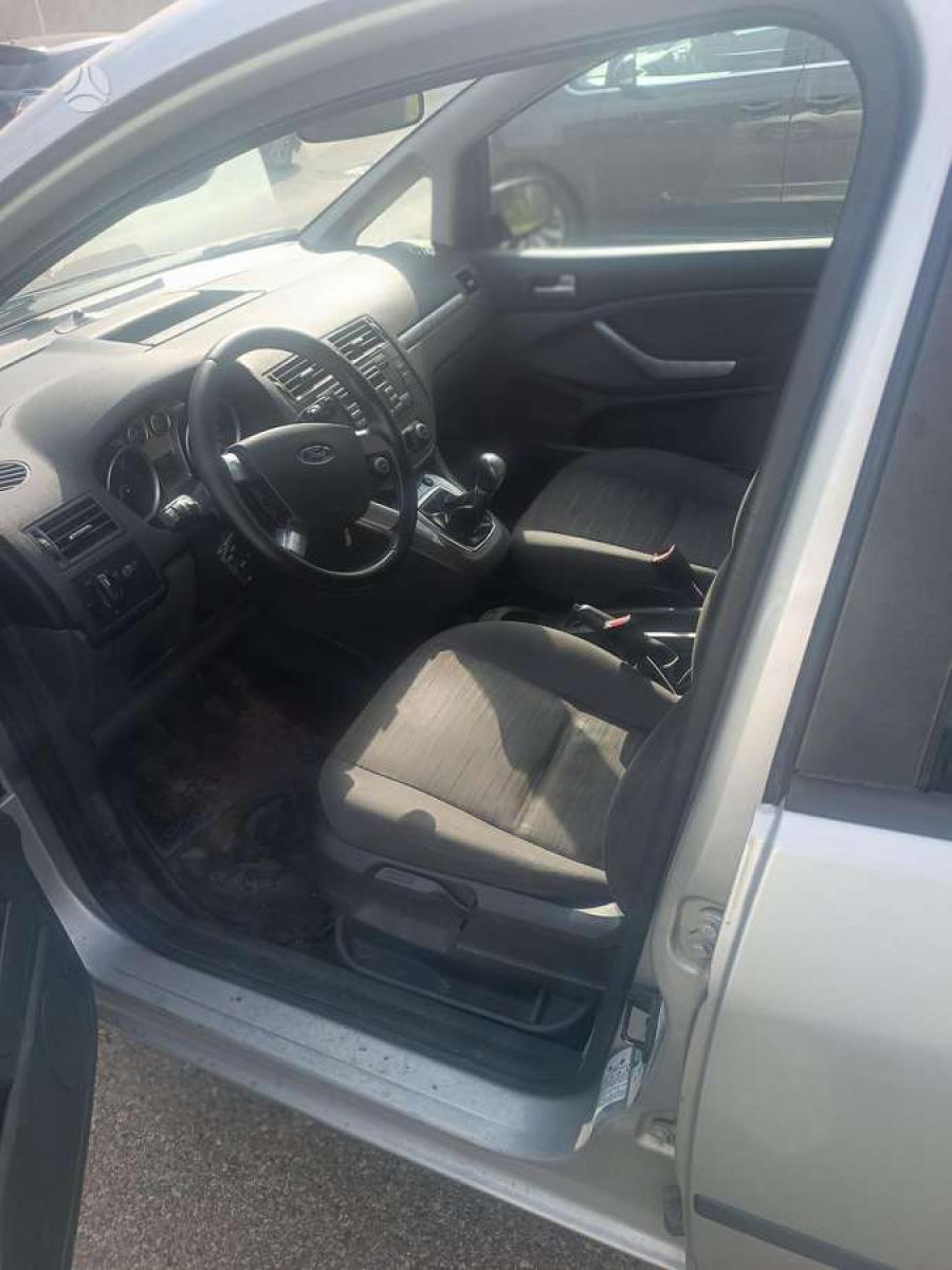 Grey Ford C-Max 2008 in Vilnius, with an engine capacity of 1.56 L and mileage of 331 thousand km for 1200 €, photo 10 on AUTOMOTO.COM.LV