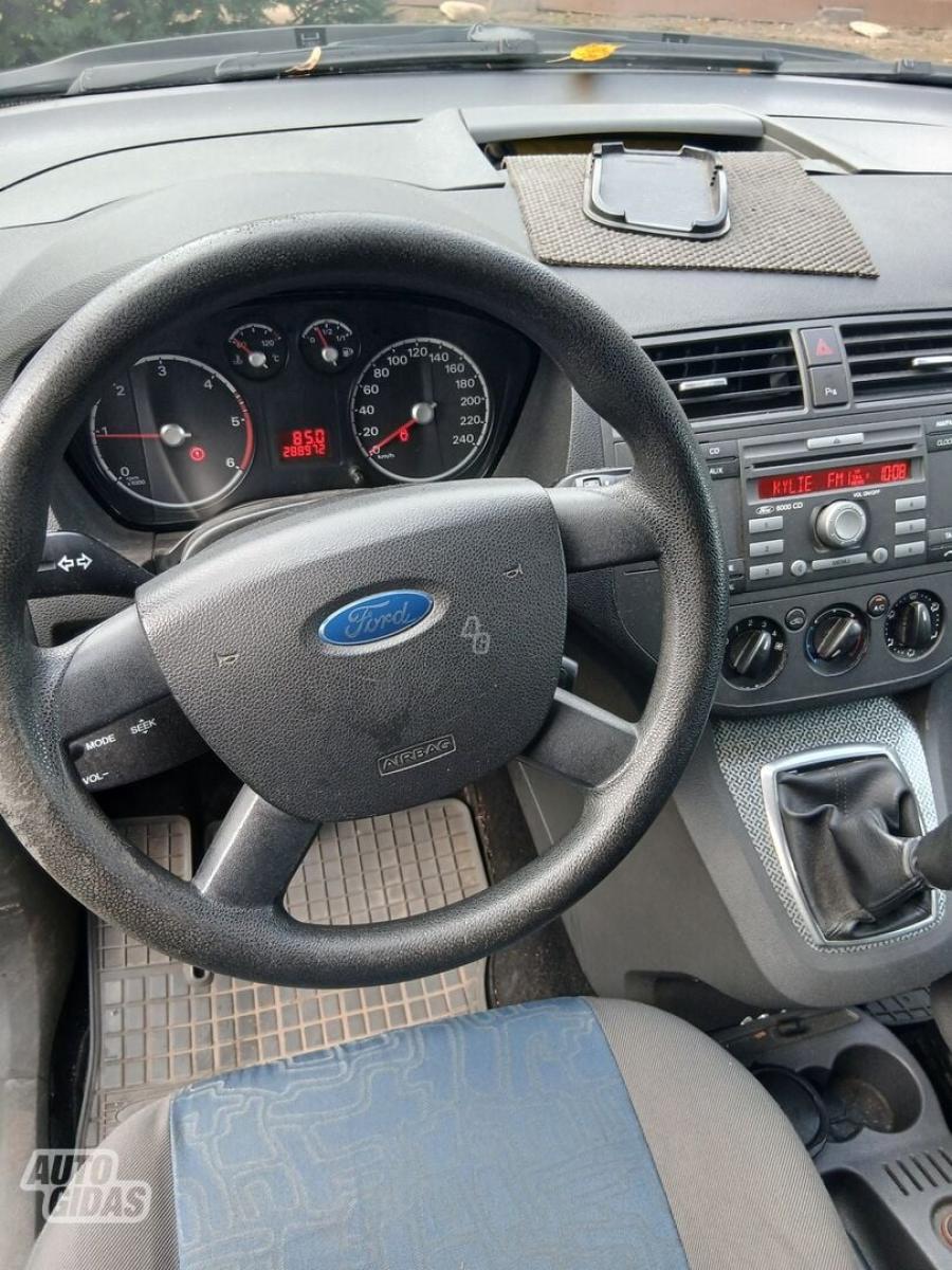 Pelēks Ford C-Max 2008 Radviliškis, ar dzinēja tilpumu 1.60 L un nobraukumu 289 tūkst. km par 1150 €, foto 15 vietnē AUTOMOTO.COM.LV