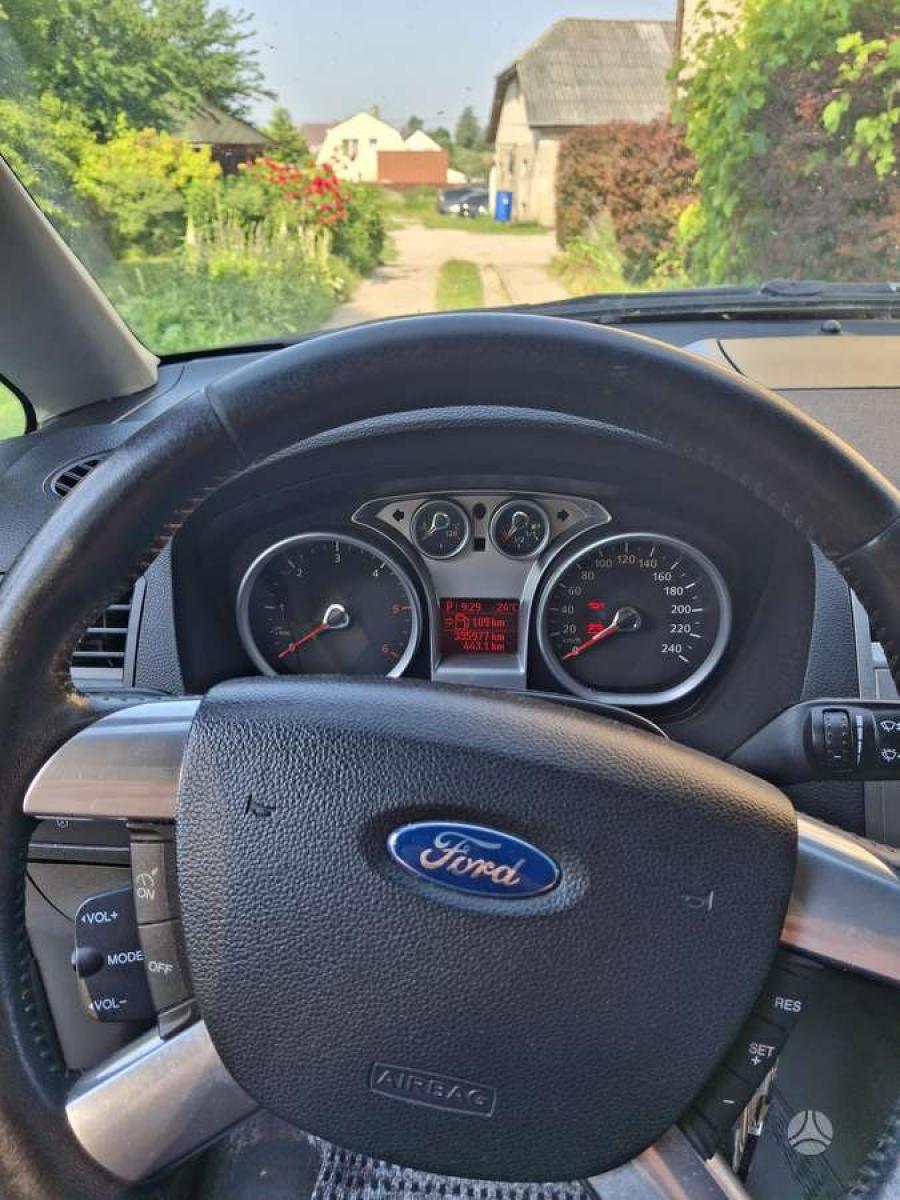 Pelēks Ford C-Max 2009 Viļņa, ar dzinēja tilpumu 2.00 L un nobraukumu 336 tūkst. km par 2200 €, foto 9 vietnē AUTOMOTO.COM.LV