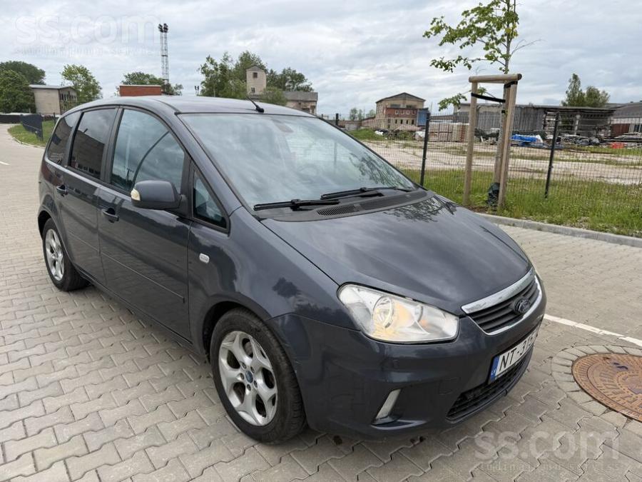 Pelēks Ford C-Max 2010 Jelgava, ar dzinēja tilpumu 1.80 L un nobraukumu 298 tūkst. km par 2600 €, foto 3 vietnē AUTOMOTO.COM.LV