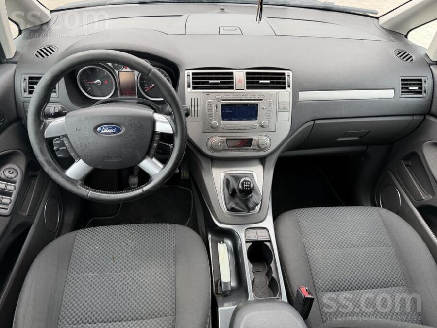 Pelēks Ford C-Max 2010 Jelgava, ar dzinēja tilpumu 1.80 L un nobraukumu 298 tūkst. km par 2600 €, foto 13 vietnē AUTOMOTO.COM.LV