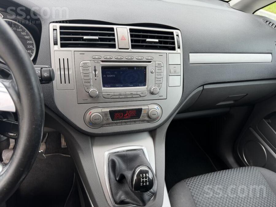 Pelēks Ford C-Max 2010 Jelgava, ar dzinēja tilpumu 1.80 L un nobraukumu 298 tūkst. km par 2600 €, foto 14 vietnē AUTOMOTO.COM.LV