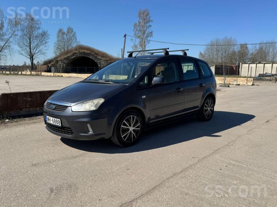 Grey Ford C-Max 2010 in Riga, with an engine capacity of 1.60 L and mileage of 0 thousand km for 1999 €, photo 1 on AUTOMOTO.COM.LV