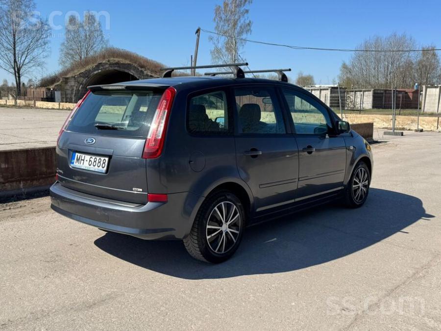 Grey Ford C-Max 2010 in Riga, with an engine capacity of 1.60 L and mileage of 0 thousand km for 1999 €, photo 5 on AUTOMOTO.COM.LV