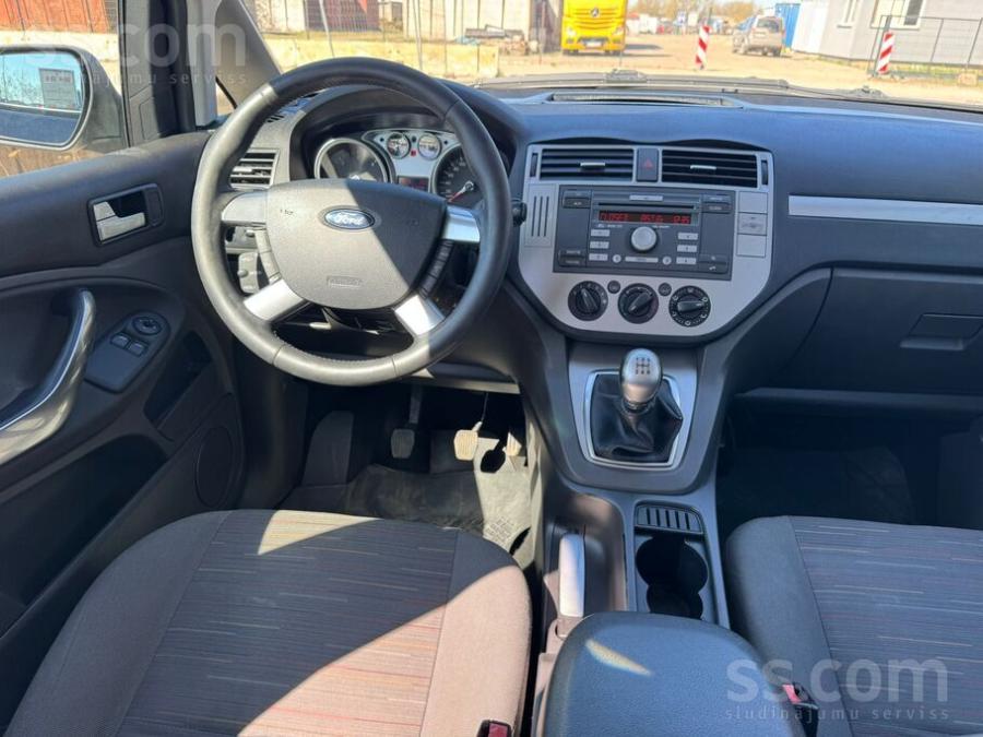 Grey Ford C-Max 2010 in Riga, with an engine capacity of 1.60 L and mileage of 0 thousand km for 1999 €, photo 12 on AUTOMOTO.COM.LV