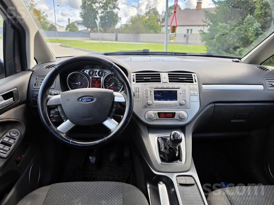 Pelēks Ford C-Max 2010 Dobele, ar dzinēja tilpumu 1.60 L un nobraukumu 306 tūkst. km par 1900 €, foto 7 vietnē AUTOMOTO.COM.LV