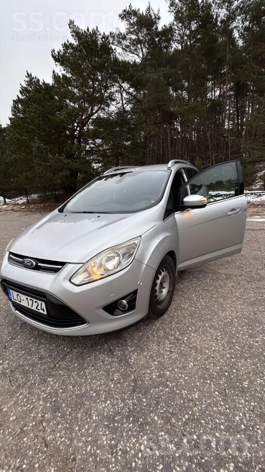 Pelēks Ford C-Max 2011 Rīga, ar dzinēja tilpumu 1.60 L un nobraukumu 260 tūkst. km par 3200 €, foto 2 vietnē AUTOMOTO.COM.LV