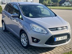 Grey Ford C-Max 2011 in Cesis, with an engine capacity of 1.60 L and mileage of 157 thousand km for 4450 €, photo 12 on AUTOMOTO.COM.LV