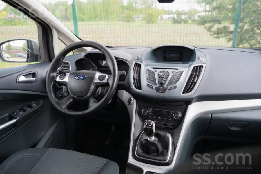 Pelēks Ford C-Max 2011 Rīga, ar dzinēja tilpumu 1.60 L un nobraukumu 275 tūkst. km par 4290 €, foto 12 vietnē AUTOMOTO.COM.LV