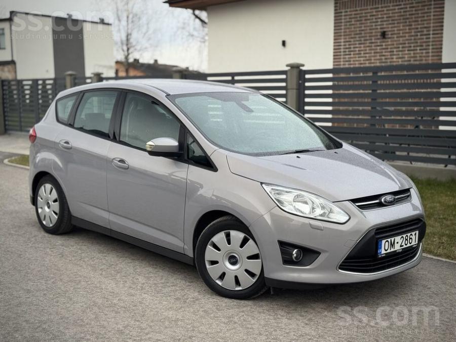 Grey Ford C-Max 2011 in Jelgava, with an engine capacity of 1.60 L and mileage of 276 thousand km for 4700 €, photo 6 on AUTOMOTO.COM.LV