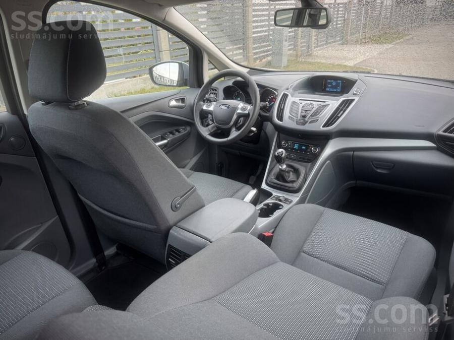 Grey Ford C-Max 2011 in Jelgava, with an engine capacity of 1.60 L and mileage of 276 thousand km for 4700 €, photo 14 on AUTOMOTO.COM.LV