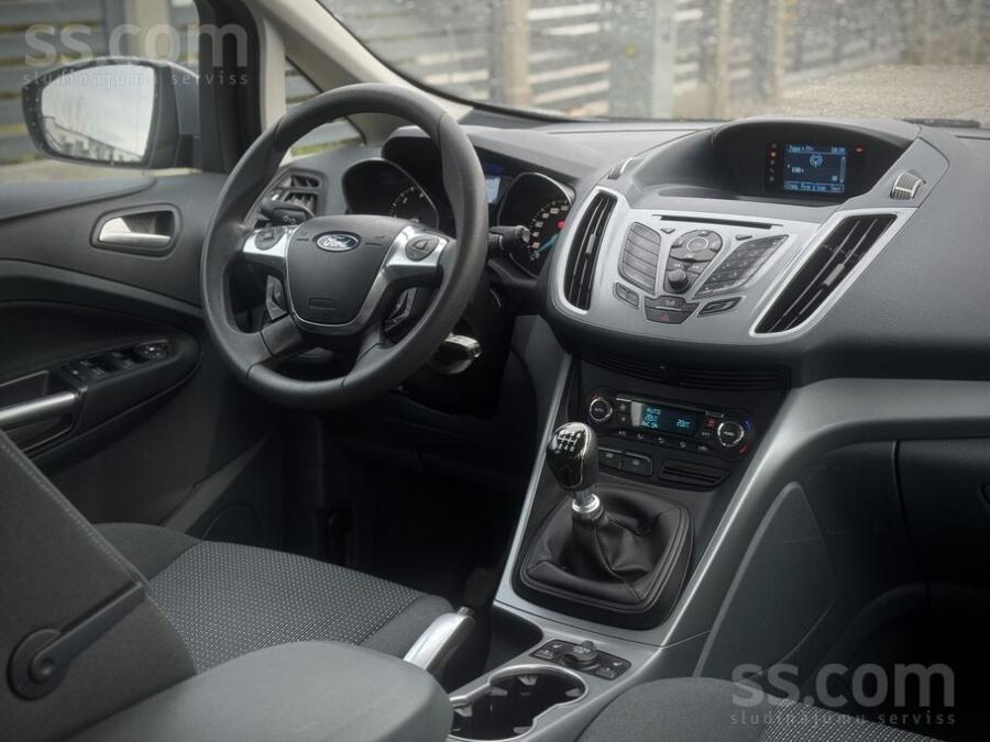 Grey Ford C-Max 2011 in Jelgava, with an engine capacity of 1.60 L and mileage of 276 thousand km for 4700 €, photo 15 on AUTOMOTO.COM.LV