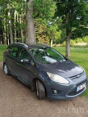 Grey Ford C-Max 2012 in Riga, with an engine capacity of 1.60 L and mileage of 0 thousand km for 4250 €, photo 4 on AUTOMOTO.COM.LV