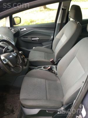 Grey Ford C-Max 2012 in Riga, with an engine capacity of 1.60 L and mileage of 0 thousand km for 4250 €, photo 8 on AUTOMOTO.COM.LV