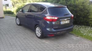 Pelēks Ford C-Max 2012 Ogre, ar dzinēja tilpumu 1.60 L un nobraukumu 137 tūkst. km par 4750 €, foto  vietnē AUTOMOTO.COM.LV