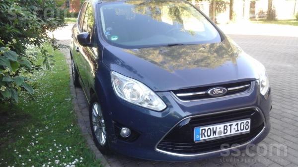 Grey Ford C-Max 2012 in Ogre, with an engine capacity of 1.60 L and mileage of 137 thousand km for 4750 €, photo 2 on AUTOMOTO.COM.LV