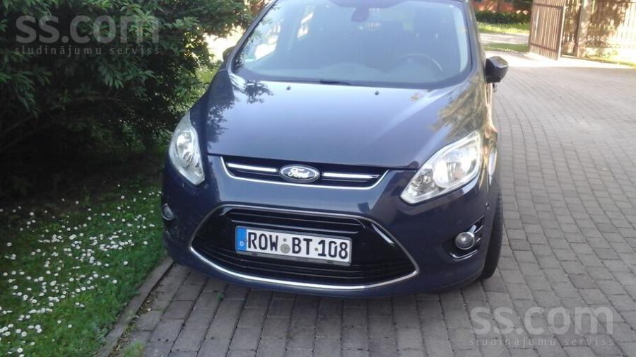 Pelēks Ford C-Max 2012 Ogre, ar dzinēja tilpumu 1.60 L un nobraukumu 137 tūkst. km par 4750 €, foto 4 vietnē AUTOMOTO.COM.LV
