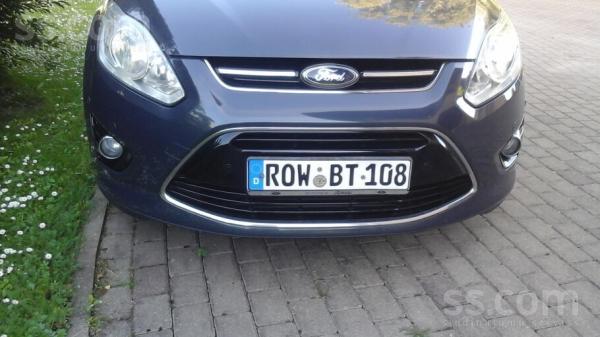 Grey Ford C-Max 2012 in Ogre, with an engine capacity of 1.60 L and mileage of 137 thousand km for 4750 €, photo 10 on AUTOMOTO.COM.LV