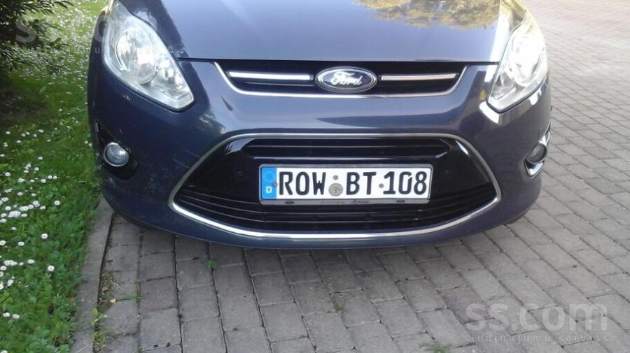 Pelēks Ford C-Max 2012 Ogre, ar dzinēja tilpumu 1.60 L un nobraukumu 137 tūkst. km par 4750 €, foto 11 vietnē AUTOMOTO.COM.LV