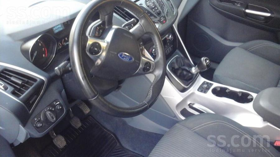 Pelēks Ford C-Max 2012 Ogre, ar dzinēja tilpumu 1.60 L un nobraukumu 137 tūkst. km par 4750 €, foto 15 vietnē AUTOMOTO.COM.LV