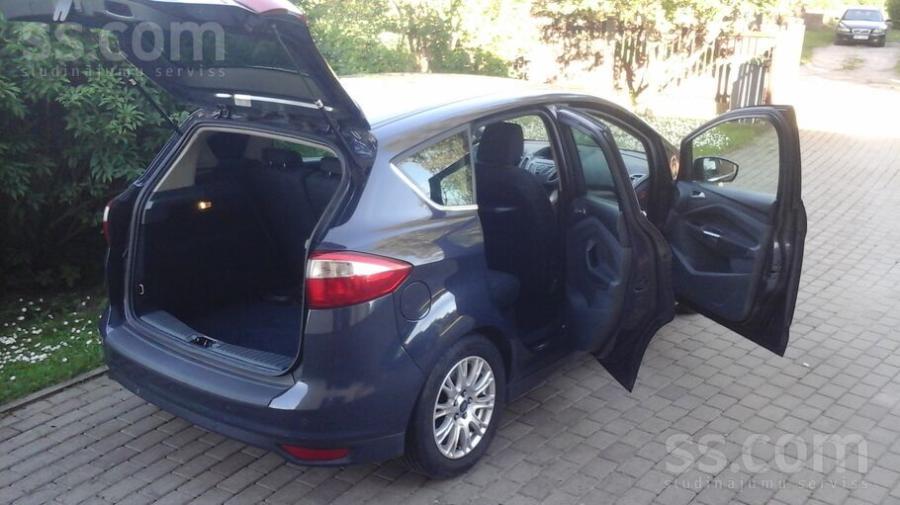 Pelēks Ford C-Max 2012 Ogre, ar dzinēja tilpumu 1.60 L un nobraukumu 137 tūkst. km par 4750 €, foto 25 vietnē AUTOMOTO.COM.LV