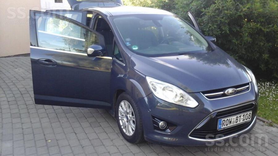 Pelēks Ford C-Max 2012 Ogre, ar dzinēja tilpumu 1.60 L un nobraukumu 137 tūkst. km par 4750 €, foto 27 vietnē AUTOMOTO.COM.LV