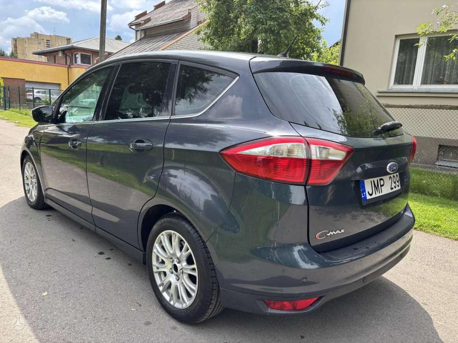 Grey Ford C-Max 2012 in Kaunas, with an engine capacity of 1.56 L and mileage of 195 thousand km for 3350 €, photo 8 on AUTOMOTO.COM.LV