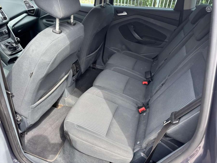 Grey Ford C-Max 2012 in Kaunas, with an engine capacity of 1.56 L and mileage of 195 thousand km for 3350 €, photo 16 on AUTOMOTO.COM.LV