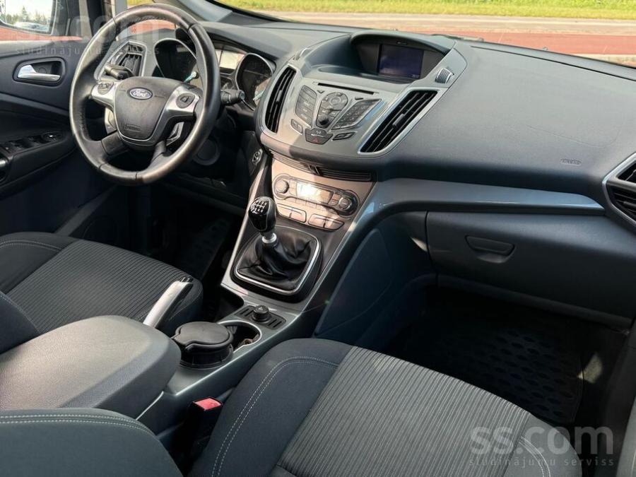 Grey Ford C-Max 2012 in Jelgava, with an engine capacity of 2.00 L and mileage of 0 thousand km for 4990 €, photo 15 on AUTOMOTO.COM.LV