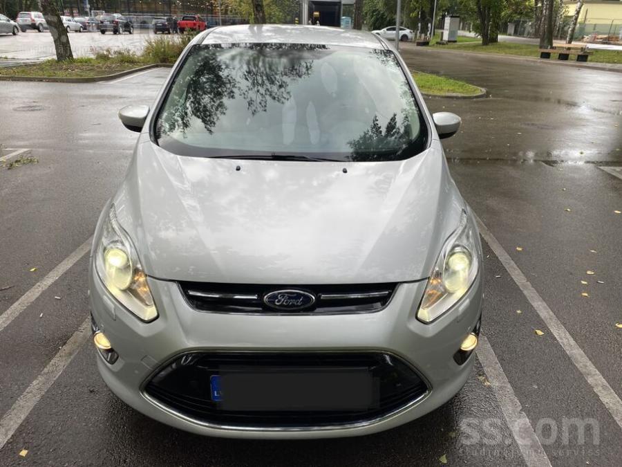Grey Ford C-Max 2012 in Riga, with an engine capacity of 1.60 L and mileage of 138 thousand km for 4500 €, photo 1 on AUTOMOTO.COM.LV