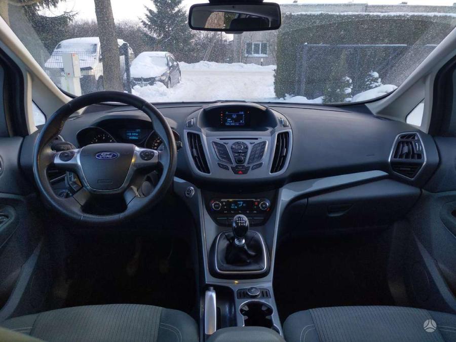 Grey Ford C-Max 2013 in Pasvalys, with an engine capacity of 1.56 L and mileage of 291 thousand km for 3900 €, photo 12 on AUTOMOTO.COM.LV