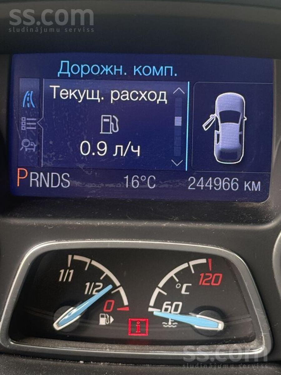 Grey Ford C-Max 2013 in Riga, with an engine capacity of 2.00 L and mileage of 245 thousand km for 3950 €, photo 7 on AUTOMOTO.COM.LV